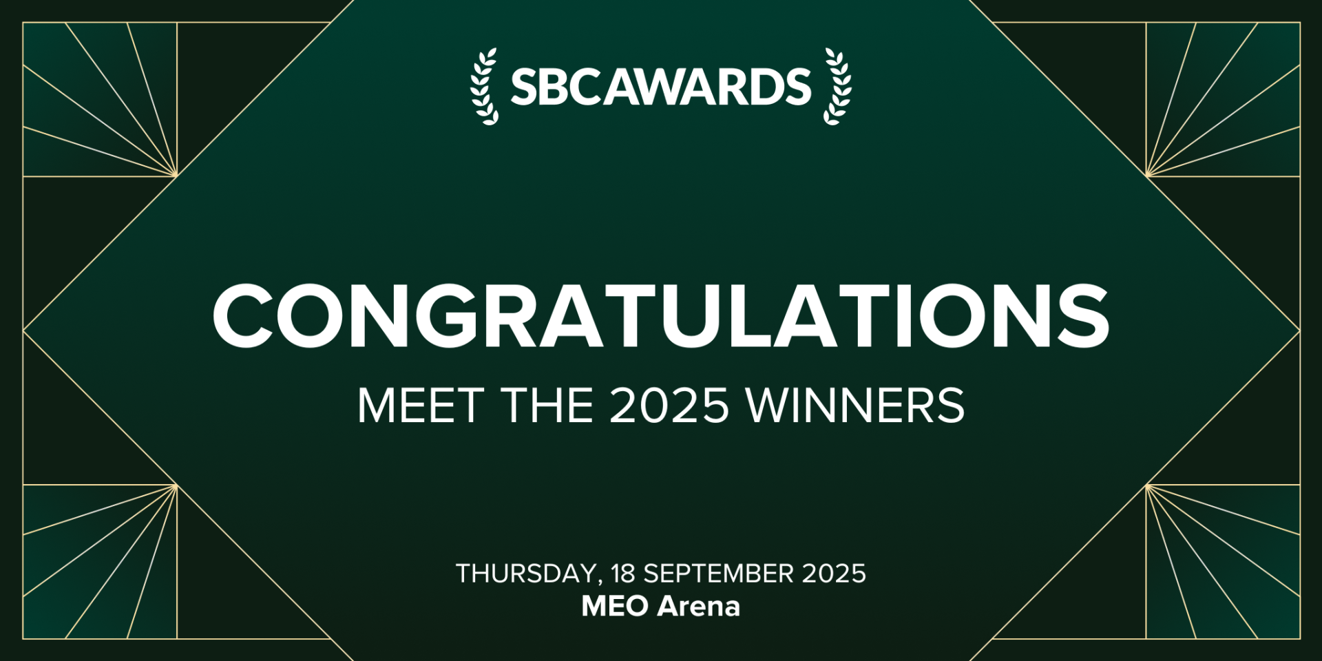SBC Awards 2025: Winners Revealed - SBC Events