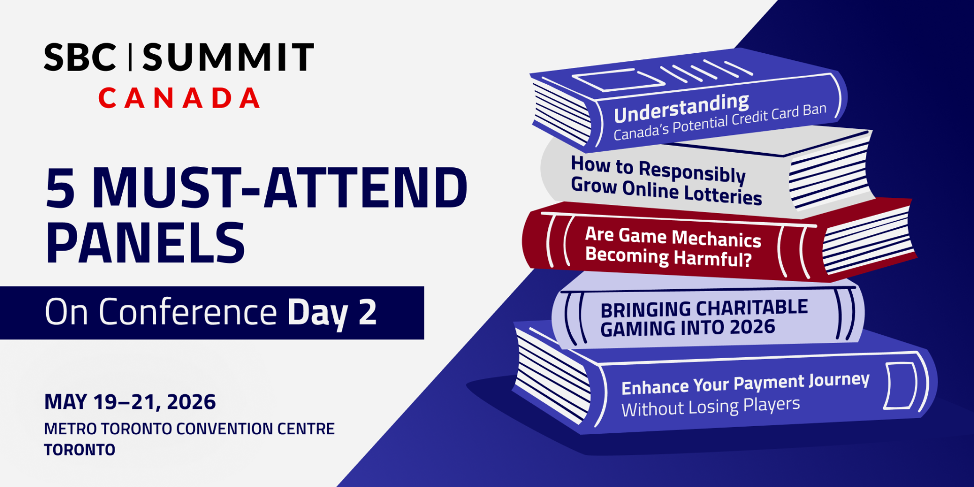 5 Essential Panels on Day Two of SBC Summit Canada 2026 - SBC Events